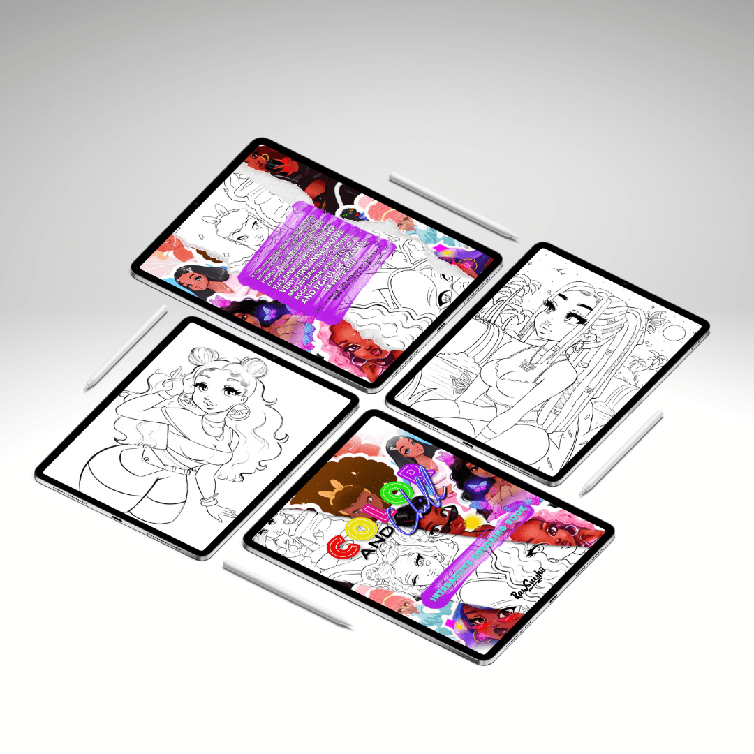 Chill and Unwind Coloring Book - RawSueshii