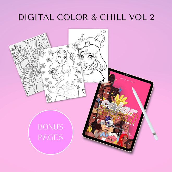 Color My Vacay Coloring Book | RawSueshii by Christina Lorré - RawSueshii