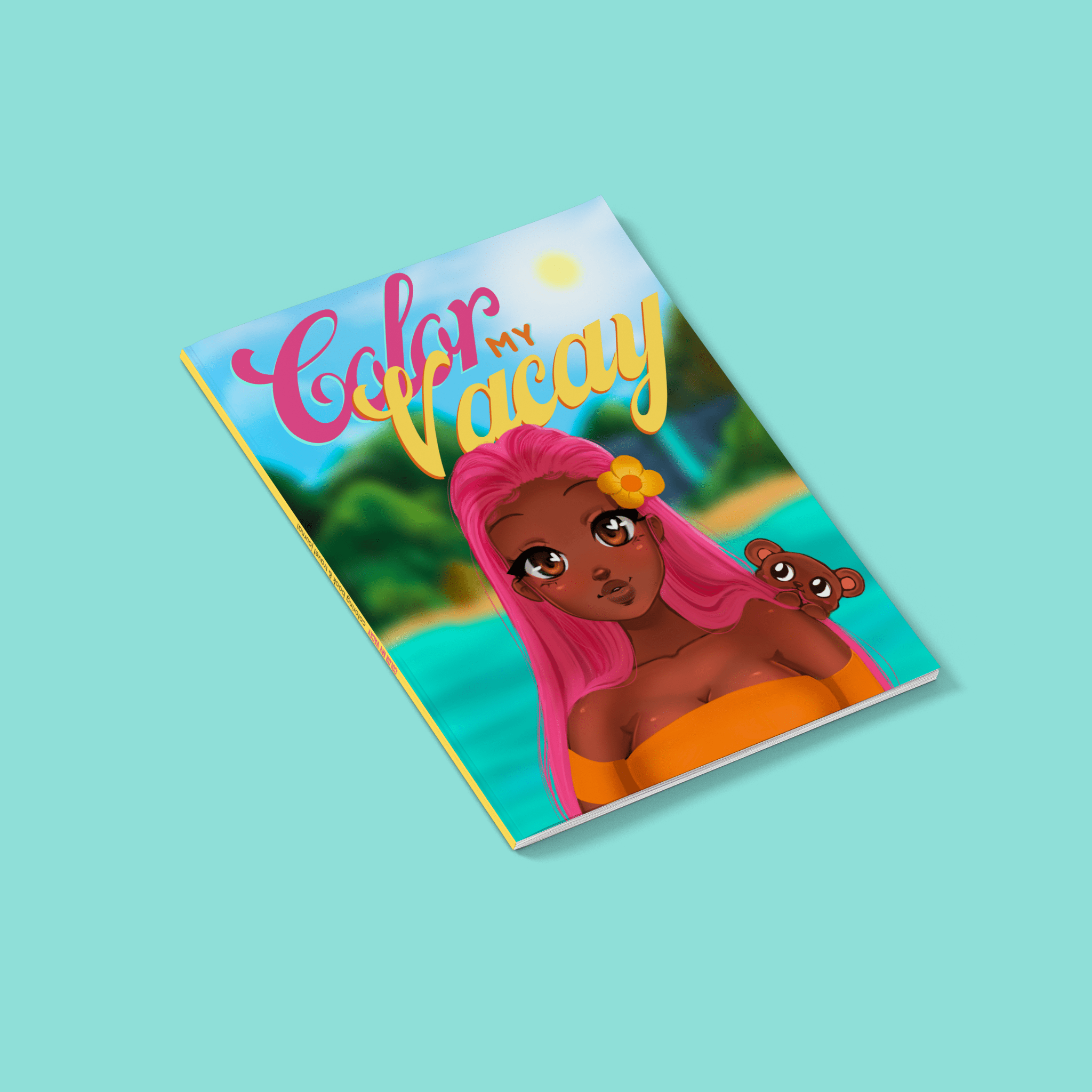 Color My Vacay Coloring Book | RawSueshii by Christina Lorré - RawSueshii